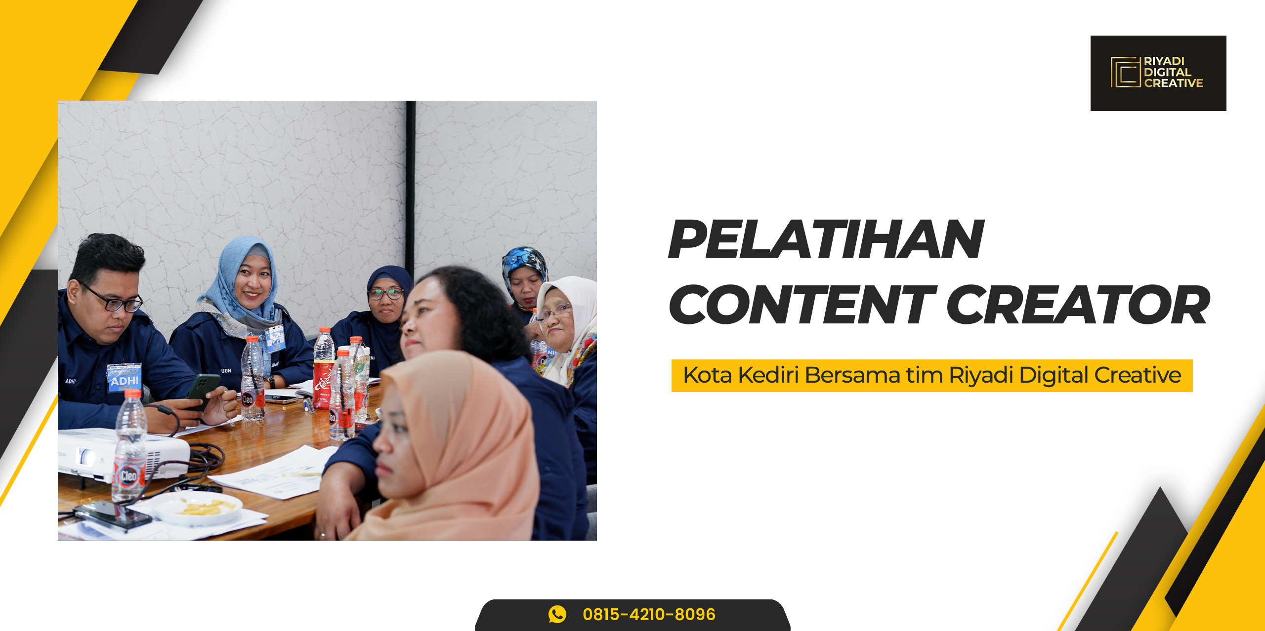 Pelatihan Content Creator Kota Kediri - RIYADI DIGITAL CREATIVE